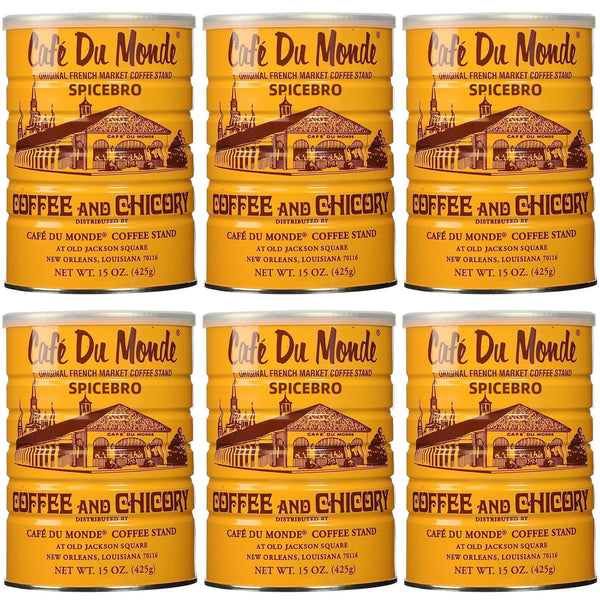 Cafe Du Monde Ground Coffee (6 Cans) and Chickory, 15 oz. cans – W&E Mart